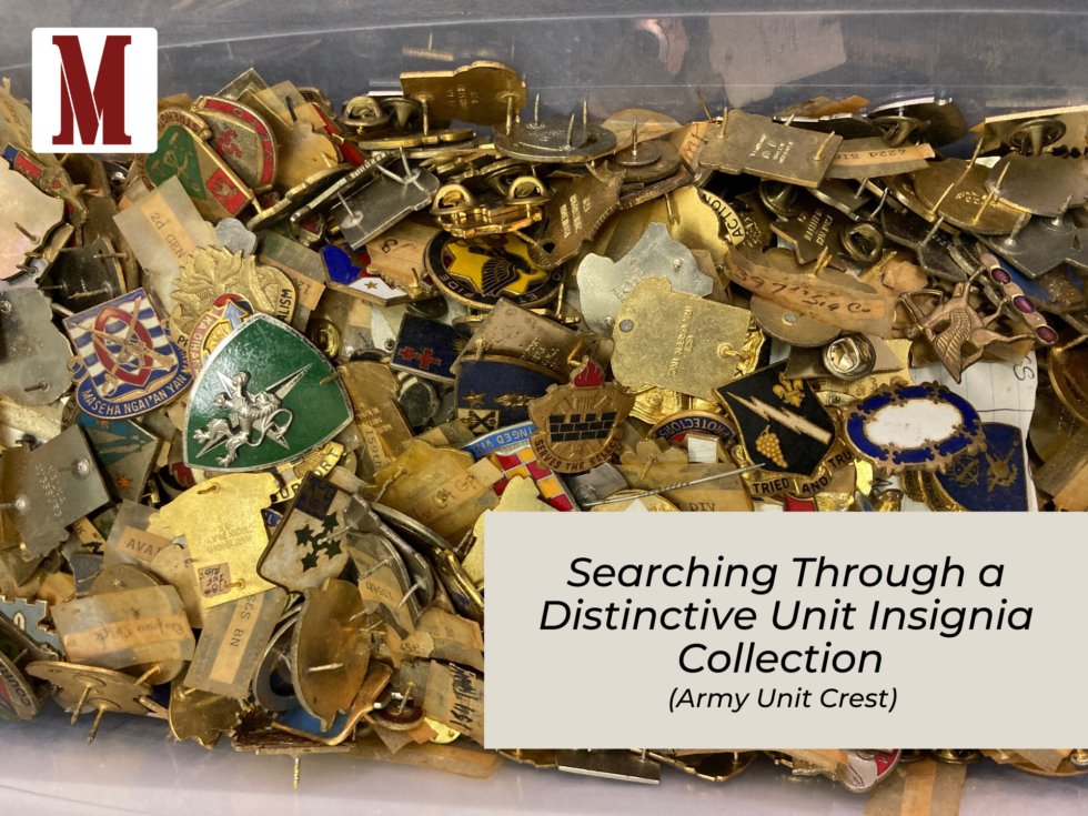 Searching Through a Distinctive Unit Insignia Collection | Military ...